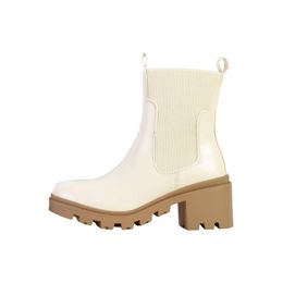 Divine Factory Stiefel mit Absatz Beige | Gr.: 40