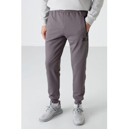 Herren Unifarbene Sweatpants mit Rei&szlig;verschlusstasche