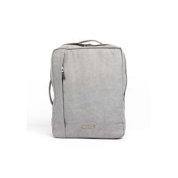 MARGELISCH Damen Laptoprucksack "Lerox 1", grau, Canvas, Baumwolle, Rucks&auml;cke, BSCI zertifizierter Produktion