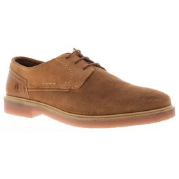 Hush Puppies Herren Schuhe Smart Guy Wildleder Leder tan