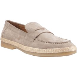 Hush Puppies Laurence Wildleder Herren Mokassins in Taupe