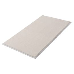 Badematte OTTO HOME, H:10mmcreme, Polyester, Badematten, "Cali, Badvorleger, Badezimmer Teppich, Duschvorleger", weich, Uni Farben, auch als Teppich