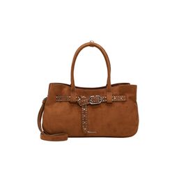 Tamaris Damen Shopper "Shopper TAS Melina", braun, Polyester, Taschen