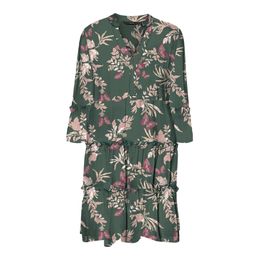 V&eacute;ro Moda Vero Moda Kleid 'EASY JOY' Damen Gr&ouml;&szlig;e 36 dunkelgr&uuml;n / rosa / eosin / wei&szlig; Sommerkleid