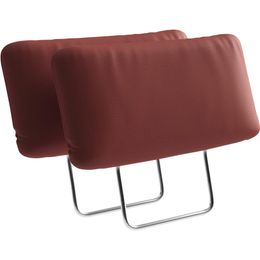 Sit & More Sofa-Kopfst&uuml;tze SIT & MORE, B:50cm H:25cm, braun, Holzwerkstoff, Kopfst&uuml;tzen, "Pamela, Leder, 2 St&uuml;ck, B: 50 cm", verschiedene Farben