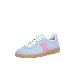 Rieker Lowtop-Sneaker in eisblau/pink | Gr.: 40