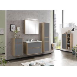Spiegelschrank Schildmeyer, B:83,3cm H:77,3cm T:16,1cm, braun, FSC-zertifizierter Holzwerkstoff, Badezimmer, Schr&auml;nke, "Mali, Spiegelschrank, Made in
