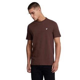 Lyle & Scott Lyle & Scott - T-Shirt f&uuml;r Herren, Rundhalsausschnitt, Baumwolle (Rot)