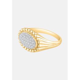 Diamant Exquis Ring aus 375 Gelbgold mit Diamant | Gr.: 54