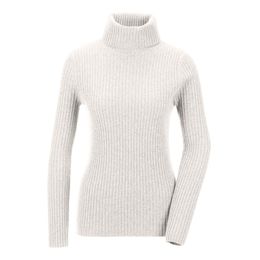 Madeleine Mode Madeleine Kaschmirpullover Damen Gr&ouml;&szlig;e L perlwei&szlig;