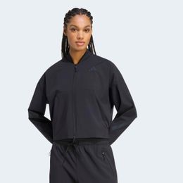 Damen Outdoorjacke "ADIDAS Z.N.E. WOVEN"schwarz, Gr. XS, adidas Sportswear, Obermaterial: 85% Polyamid, 15% Elasthan, Jacken