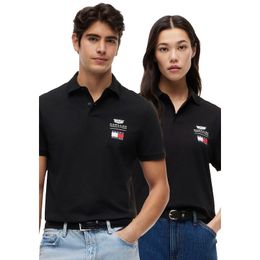 Tommy Hilfiger Herren Poloshirt &raquo;TH x Cadillac Formula 1 Team LOGO&laquo; Unisex Special Collection Formula1 schwarz L