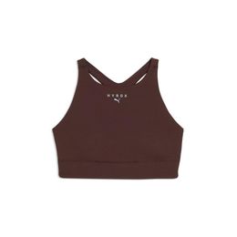 Sport-BH "W Puma X Hyrox Shapeluxe High Neck Bra" in Braun | Gr.: S