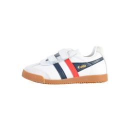 Gola Harrier Leather Strap &ndash; Kindersneaker aus Leder Wei&szlig; | Gr.: 33