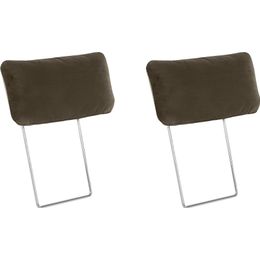 Sofa-Kopfst&uuml;tze OTTO HOME, B:48cm H:26cm T:18cm, gr&uuml;n, Holzwerkstoff, Kopfst&uuml;tzen, "Costello, B: 48 cm", Set: 2 St&uuml;ck, passend zur Serie