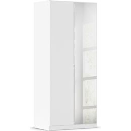 Dreht&uuml;renschrank OTTO HOME, B:91cm H:210cm T:54cm, wei&szlig;, Holzwerkstoff, Schr&auml;nke, "Kleiderschrank Schrank Garderobe AGORDO mit Dekor- oder