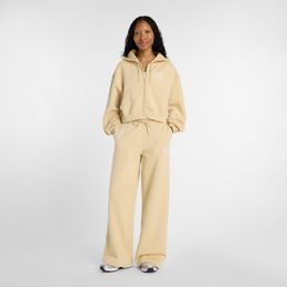 New Balance Zip-Up Hoodie female size S Ivory / White