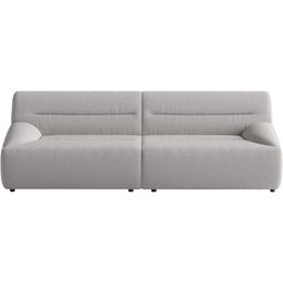 Sit & More sit&more Big-Sofa &raquo;Scrabble&laquo; Modernes Design in verschiedenen Stoffarten grau 95% Polyester, 9% Polyamid B/H/T: 260cm x 80cm x 100cm, Flachgewebe LINO