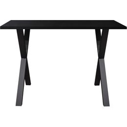 M&auml;usbacher Tresentisch M&Auml;USBACHER, B:160cm H:109cm T:70cm, schwarz, Tische, "Bartresentisch Metall", Bartresentisch Metallgestell, H&ouml;he 109 cm