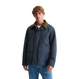 Marc O'Polo Herren Outdoorjacke "wasserabweisend und leicht wattiert", blau, Gr. M, MARC O'POLO DENIM, unifarben, Obermaterial: 60% Baumwolle, 40% Polyamid.