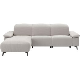 Ecksofa Musterring, B:280cm H:83cm T:180cm, beige, 95% Polyester, 5% Nylon, Wohnzimmer, Sofas, "MR 370, intelligenter Komfort im modernen Design",