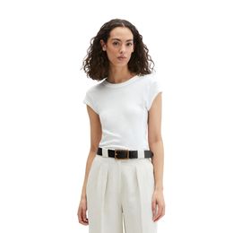 Marc O'Polo MARC O'POLO Damen T-Shirt "aus Organic Cotton", wei&szlig;, Basic, Gr. XXL, unifarben, Obermaterial: 100% Baumwolle, Shirts