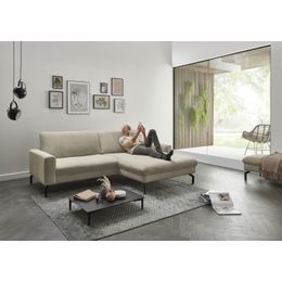 Ecksofa DIE PLANBAR, B:248cm H:91cm T:179cm, beige, 95% Polyester;5% Nylon, Wohnzimmer, Sofas, "ZE-EM20028 L-Form, Breite 248 cm", wahlweise mit