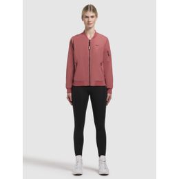 Khujo Damen Bomberjacke "CEND", rot, Gr. XXL, unifarben, 100% Polyester, Jacken