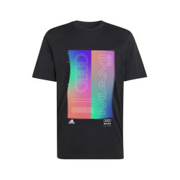 ADIDAS PERFORMANCE Performance Shirt 'Audi Revolut F1 Team Teamgeist' male size M Blue / Green / Purple / Black