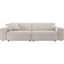 Home Affaire Big-Sofa &raquo;Glimminge auch in Breitcord, Feincord + Easy care-Bezug,&laquo; besondere Kedern&auml;hte Zierkissen wei&szlig; 12% Polyaxryl, 88% Polyester B/H
