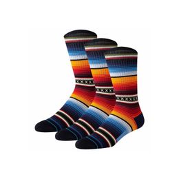 Stance Herren Kurzsocken "Socken CURREN ST CREW 3er Pack", Gr. 38, bunt, Obermaterial: 77% Baumwolle CO. 19% Polyester PES. 2% Nylon NY. 2% Elasthan