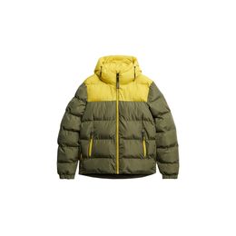 Superdry & Co Winter Jacket male size L Yellow / Olive