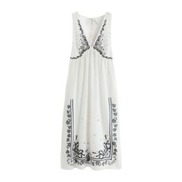 Rockett St George Kleid Damen Gr&ouml;&szlig;e 34 creme / schwarz