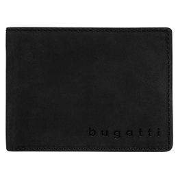 Bugatti Herren Geldb&ouml;rse "LUCA", schwarz, Leder, unifarben, Kleinlederwaren, echt Leder