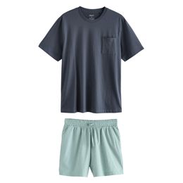 next Short Pajamas male size 4XL marine blue / Mint
