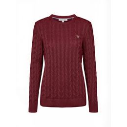 U.S. Polo Assn. Sweater 'UWMadeline' Damen Gr&ouml;&szlig;e M grau
