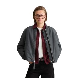Marc O'Polo Damen Outdoorjacke "aus recyceltem Polyester"light graphite, Gr. XXS, MARC O'POLO DENIM, unifarben, Obermaterial: 100% Polyester. Futter: 100%
