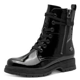 MARCO TOZZI by GMK Damen MARCO TOZZI by GMK Schn&uuml;rboots Blockabsatz, Schn&uuml;rboots mit Zierrei&szlig;verschluss schwarz 38