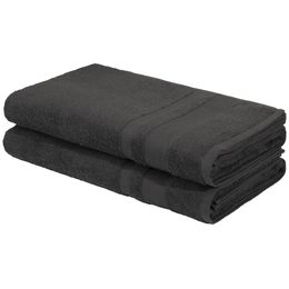 Saunatuch OTTO HOME, B:80cm L:200cm, grau, Walkfrottee, Obermaterial: 100% Baumwolle, Handt&uuml;cher, "Vanessa, 2 Saunat&uuml;cher, 80x200cm, in Standard- und