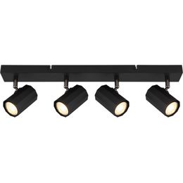 Globo LIGHTING Deckenstrahler "JAMES", &Oslash; 6cm H: 53cm, 1 Stk., schwarz, Wohnzimmer, Leuchten, Deckenspot/Wohnzimmer/Flur/Schlafzimmer