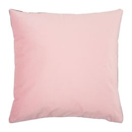 Dekokissen Pad, B:50cm L:50cm, rosa, Polyester, Dekokissen_Sitzkissen_Kissenh&uuml;llen, "Elegance", Design als Basic, aus Samt, elegante Optik, in