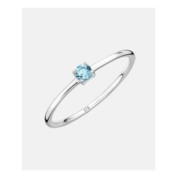 Diamant L'&eacute;ternel Ring aus 375 Wei&szlig;gold mit Topas | Gr.: 50