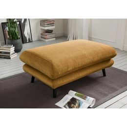 Polsterhocker Home Affaire, B:116cm H:47cm T:77cm, gelb, Hocker, "Lazio"