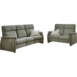 Polstergarnitur Home Affaire, H:107cm T:97cmturtle, Holzwerkstoff, Sitzm&ouml;bel-Sets, "Turin, 2,5- & 3-Sitzer mit elektrischer Relaxfunktion", inkl.