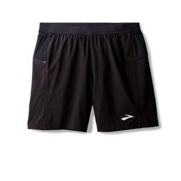 Brooks Journey 7" 2-in-1 Shorts Bekleidung Herren schwarz