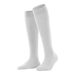 Falke Damen Falke Kniestr&uuml;mpfe &raquo;Softmerino&laquo; mit feinem Maschenbild, atmungsaktiv, temperaturausgleichend grau 39-40
