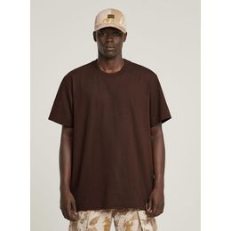 G-Star Raw G-STAR Herren T-Shirt "Essential Loose T-Shirt"deep braun, Gr. S, Obermaterial: 100% Baumwolle, Shirts