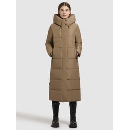 Khujo Damen Steppmantel "SOULANI4", braun, Gr. L, unifarben, 100% Polyester, M&auml;ntel