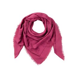 Hugo Damen Schal "Alycia 120*120", pink, Web, Materialmix, Modet&uuml;cher, mit Hugo-Logodrucken