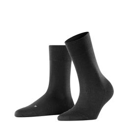 Falke Damen Socken "Sensitive New York", Gr. 39, schwarz, Obermaterial: 40% Lyocell CLY. 40% Polyester PES. 19% Polyamid PA. 1% Elasthan EL., glatt,